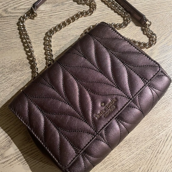 kate spade | Bags | Kate Spade Metallic Oak Briar Line Quilted Mini ...